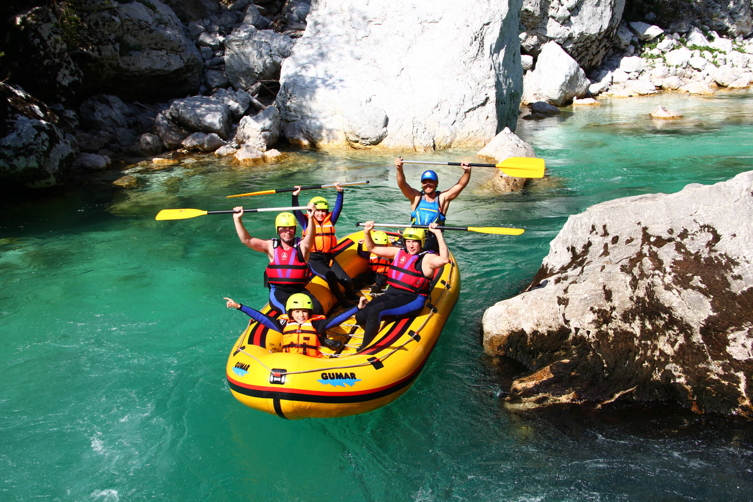 Family rafting - Soča Splash Bovec
