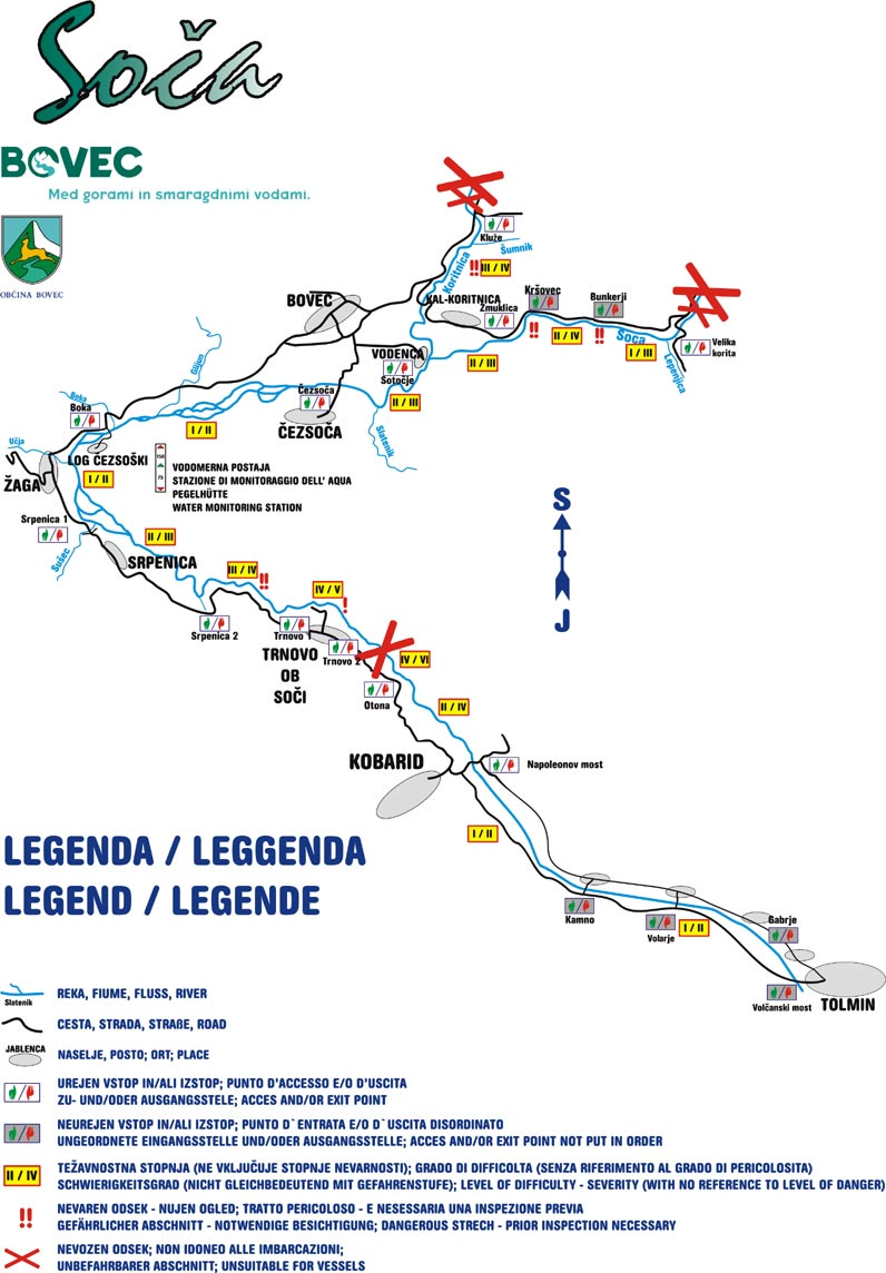 Kayaking upper Soča flows - Soča Splash Bovec